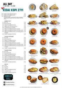 Our Full Menu – Hawker Hall