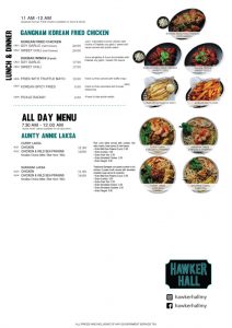 Our Full Menu – Hawker Hall