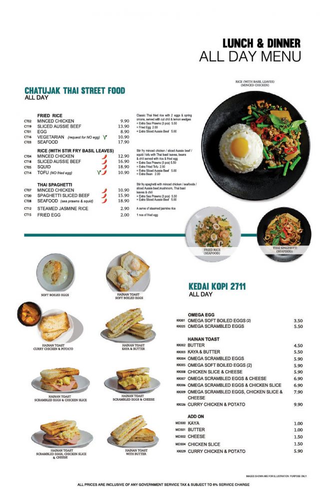 Our Full Menu – Hawker Hall